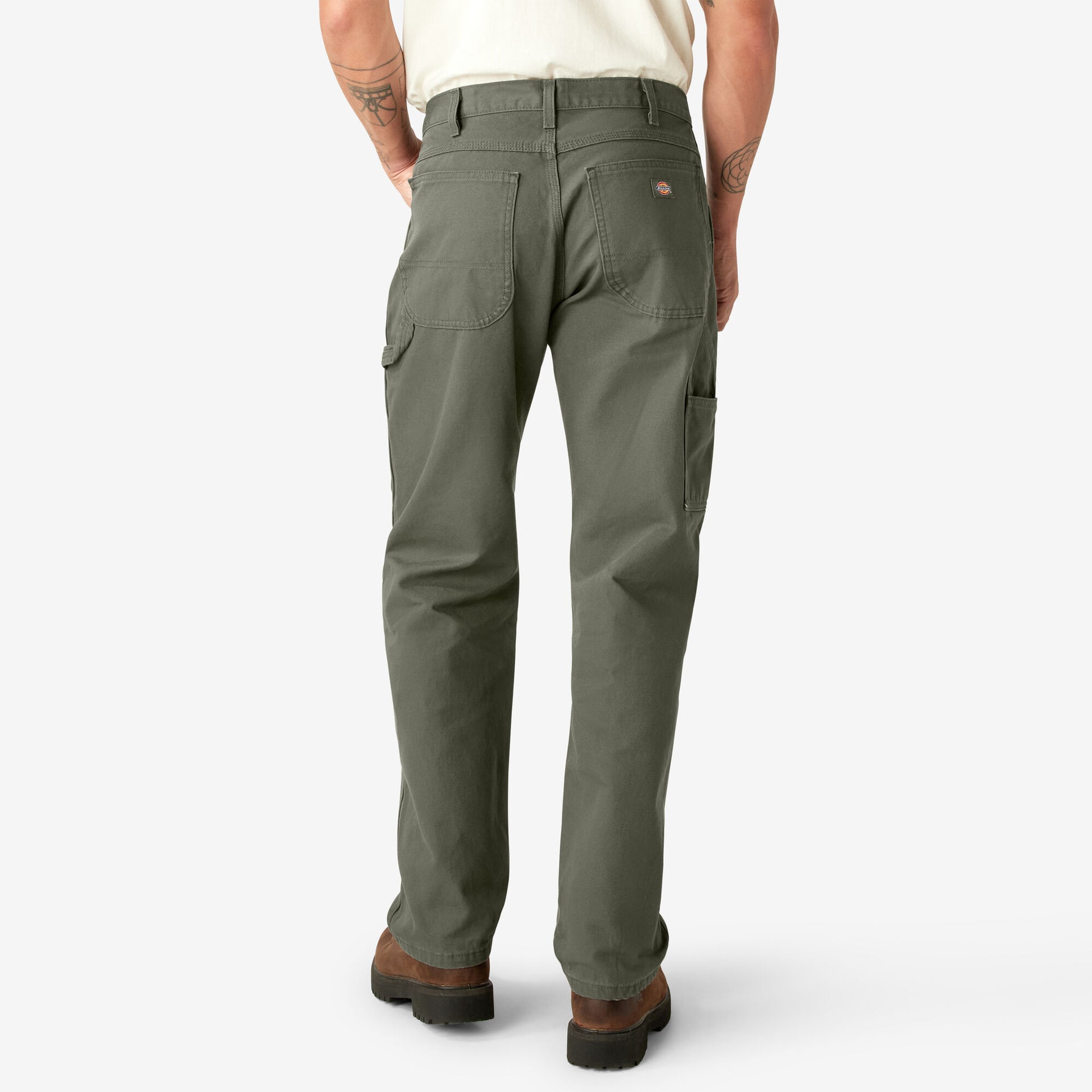 Dickies 1939 Relaxed Fit Carpenter Pants - Rinsed Moss Green – Icon ...