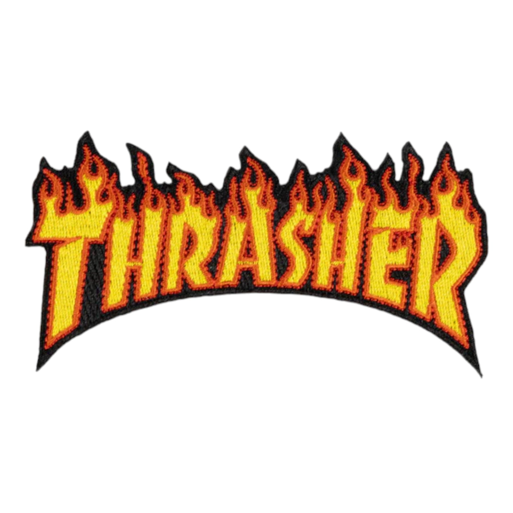 Thrasher Flame Patch – Icon Boardshop