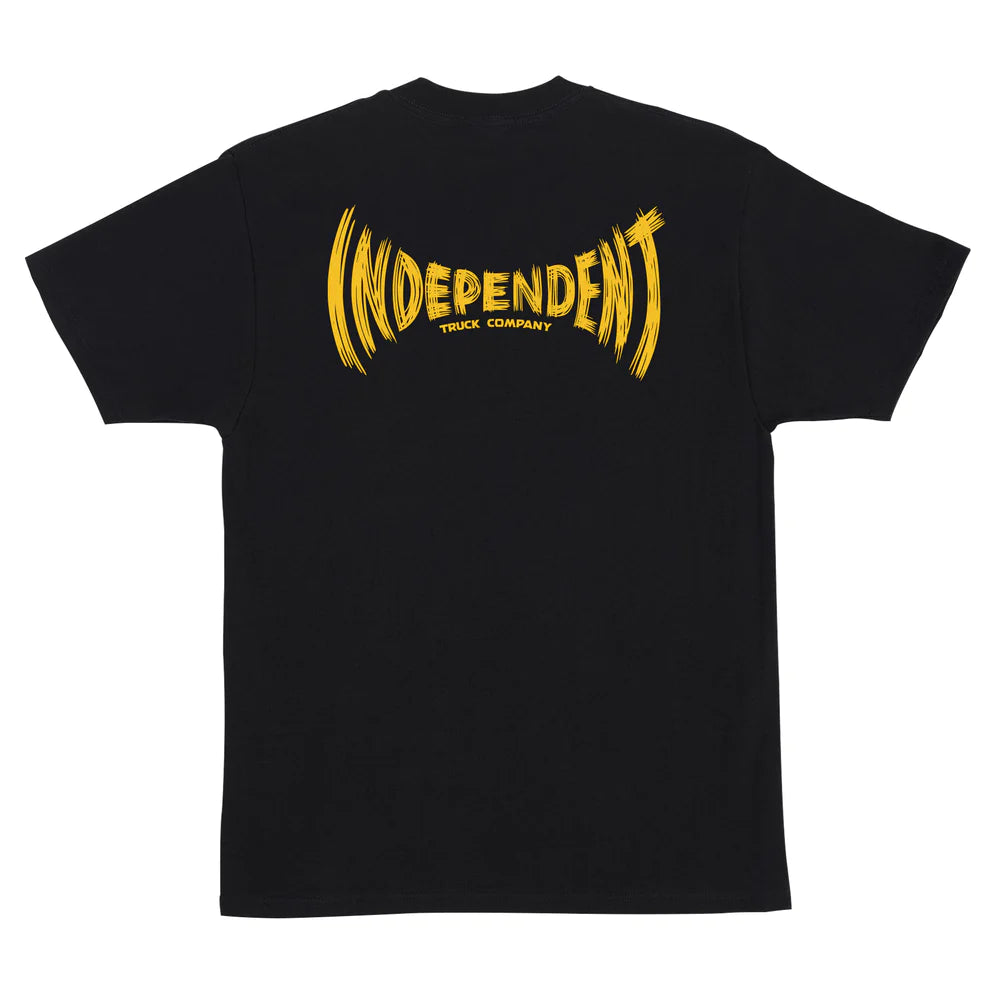 Independent Carved Span S/S T-Shirt - Black – Icon Boardshop