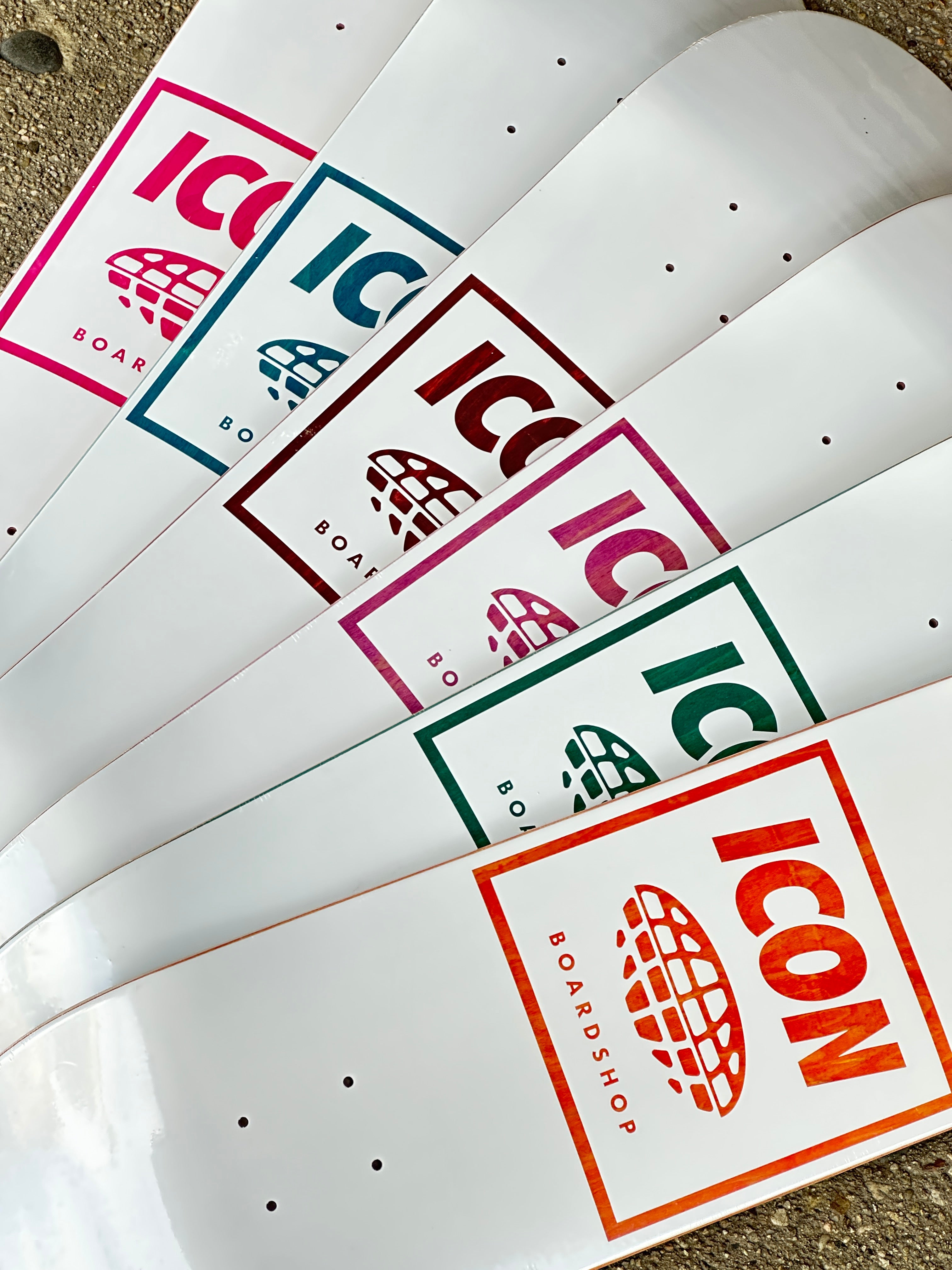 Icon Box Logo Skateboard Deck - 8" | 8.1" | 8.25" | 8.3" | 8.5" – Icon ...